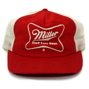 Miller | Accessories | Vtg Miller High Life Snapback Mesh Hat Trucker ...